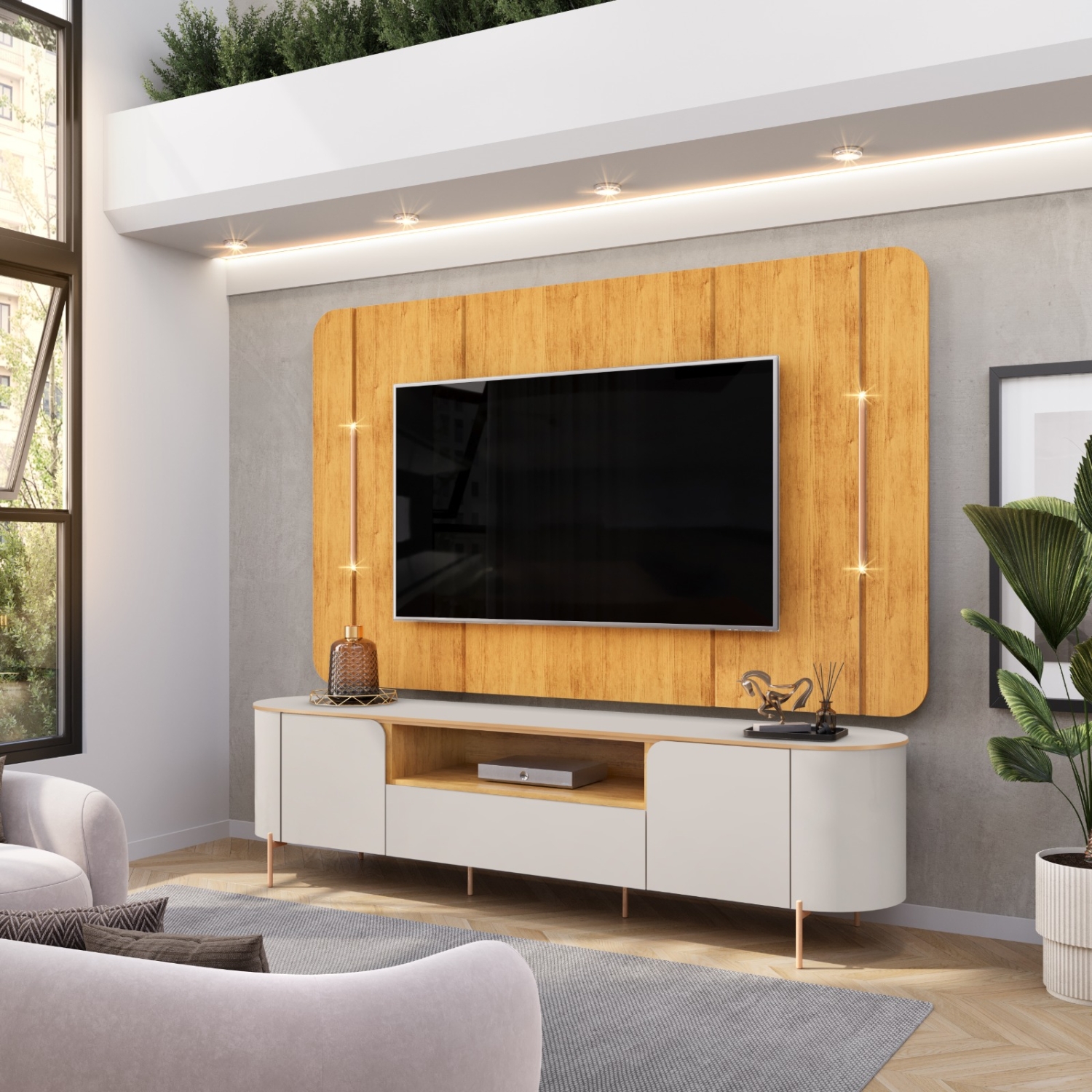 Bancada e Painel Areta 2180 mm