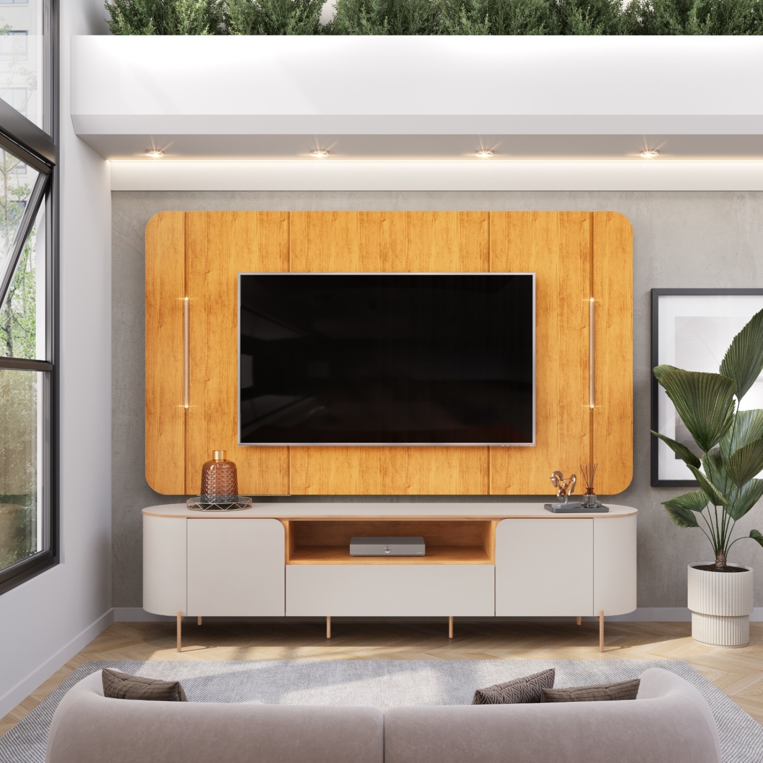 Bancada e Painel Areta 2180 mm