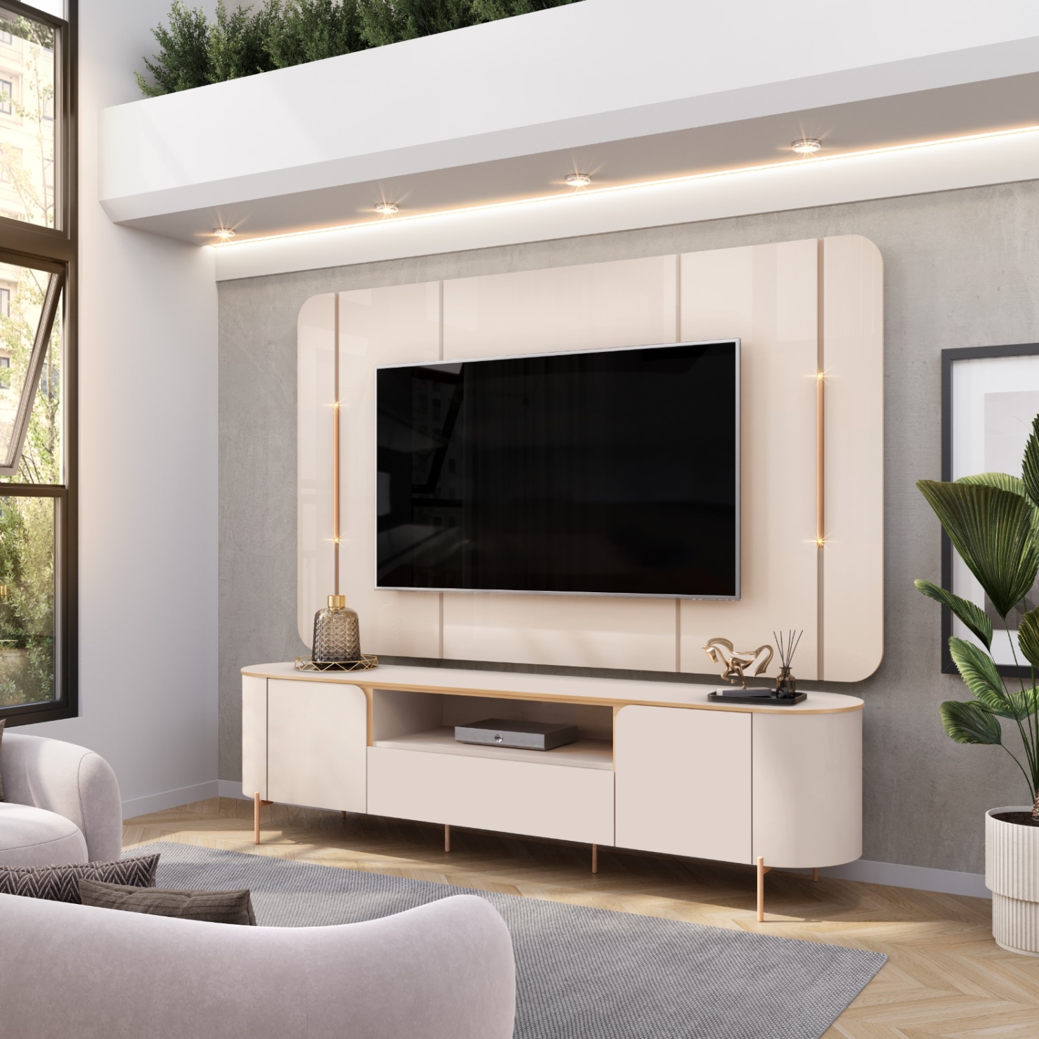 Bancada e Painel Areta 2180 mm