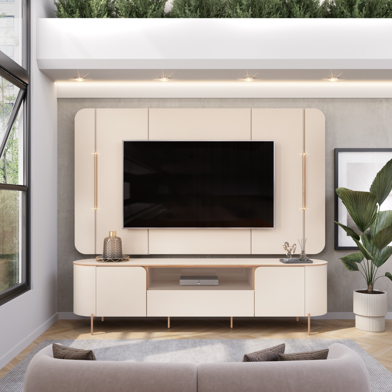 Bancada e Painel Areta 2180 mm