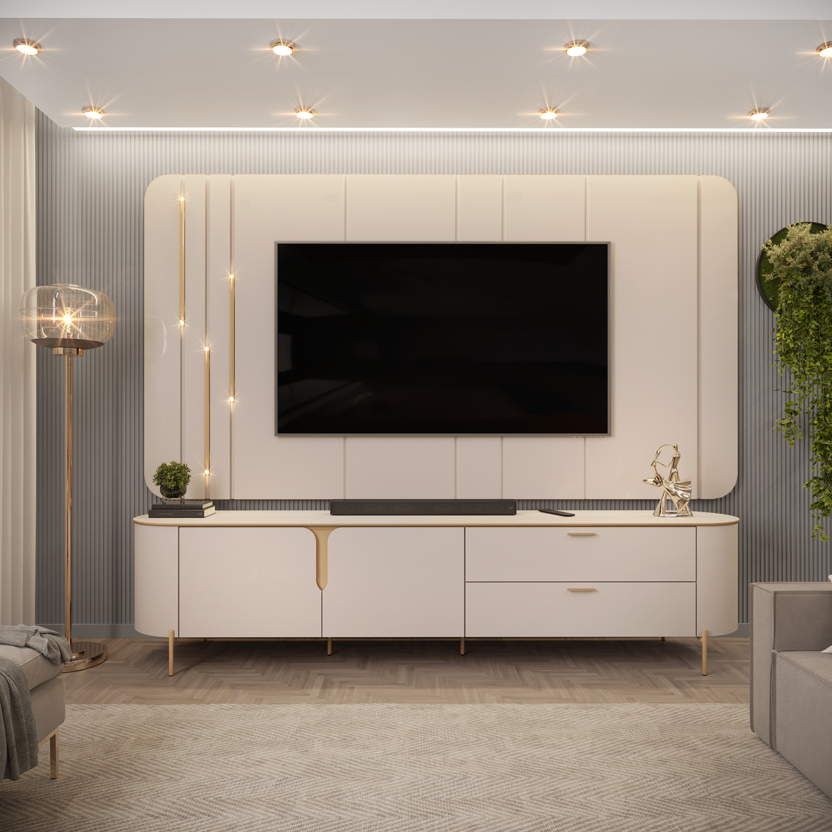 Bancada e Painel Celine 2410 mm